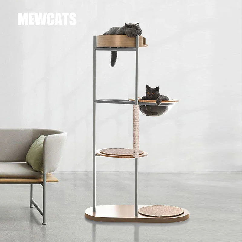 Minimalist Metal Cat Climbing Frame Tree – MEWCATS