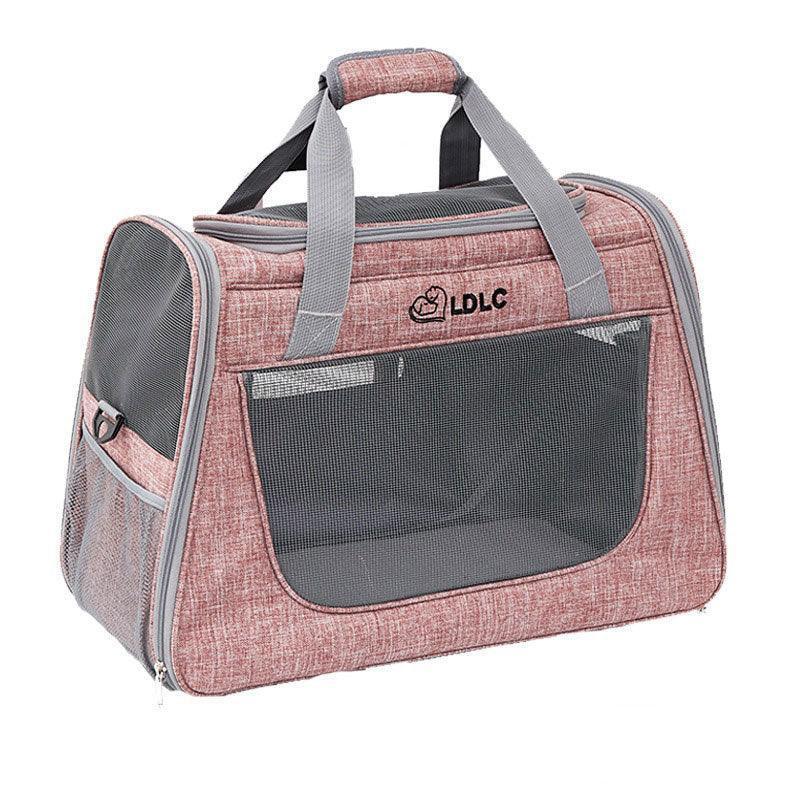 Cat Carrier With Wheels 2 Color Large Tote Trolley Mewcats